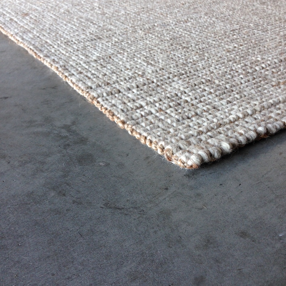 Floorspace - Collections - Snowgum Wool and Jute Rug:- Size 3.50 x 4.00 ...